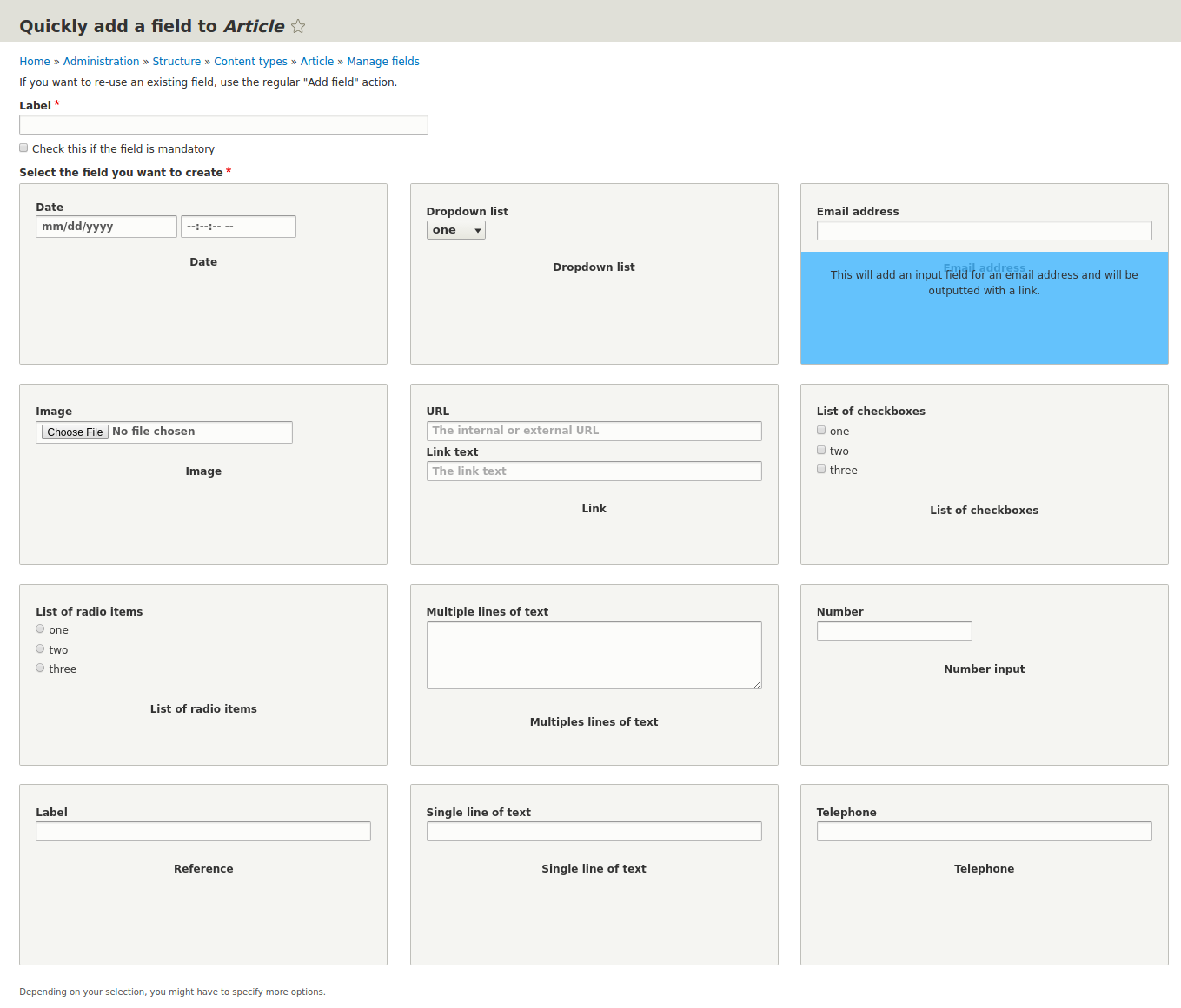 Dream fields for Drupal 8 | Attiks - Blog